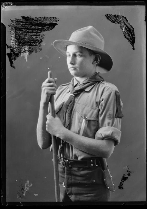 Jack Millard in Scout Uniform - Tairawhiti Museum