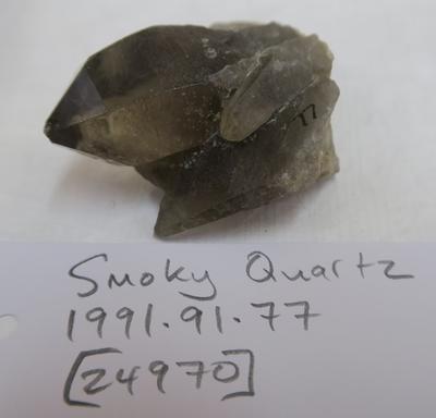 Smoky Quartz (Silicon oxide) - Tairawhiti Museum