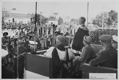 Speeches during Coronation Celebrations. - Tairawhiti Museum