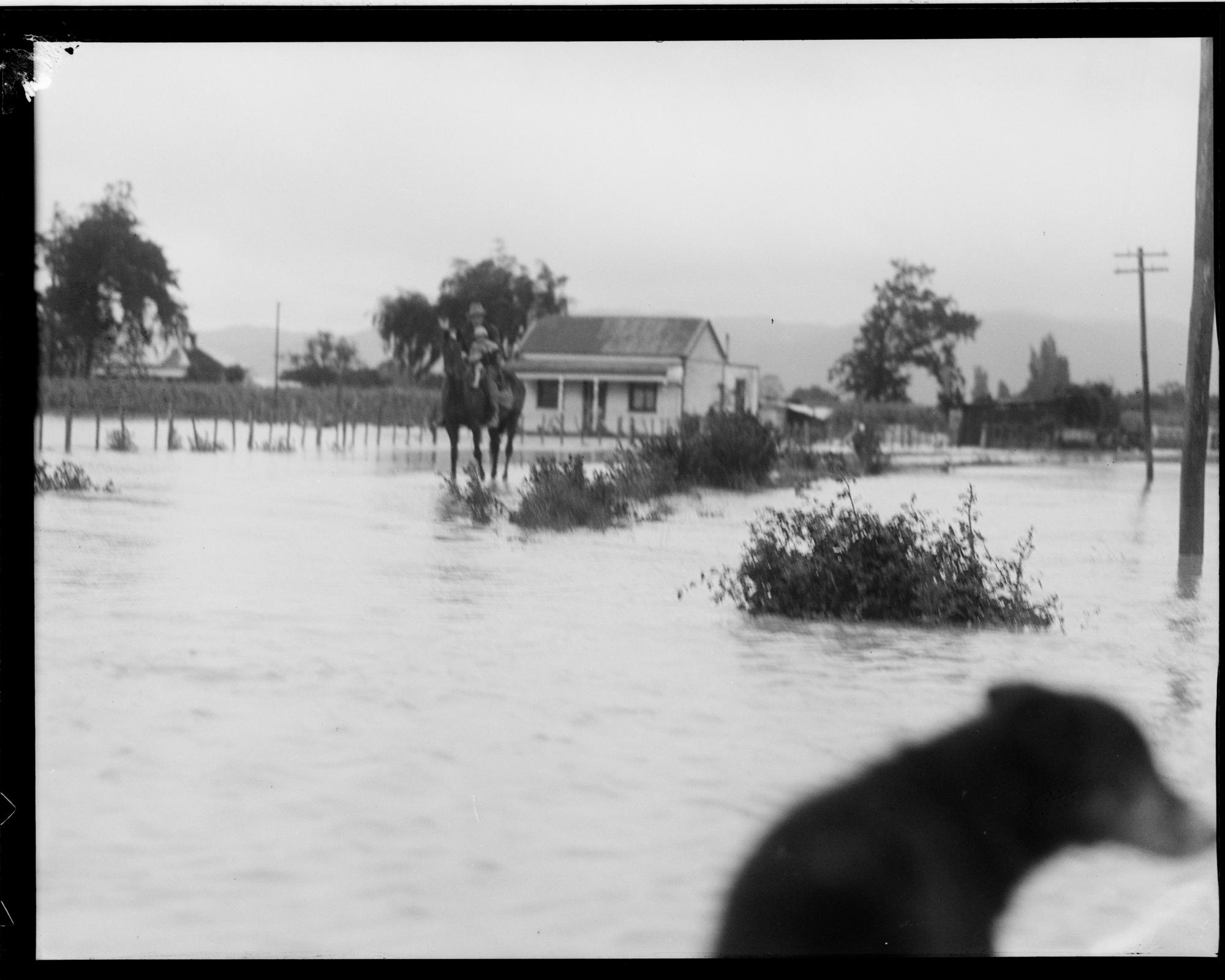 Flood scene - Tairawhiti Museum
