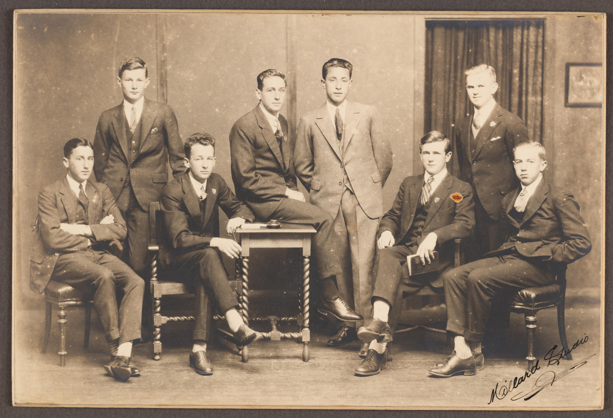 Eight men - Tairawhiti Museum