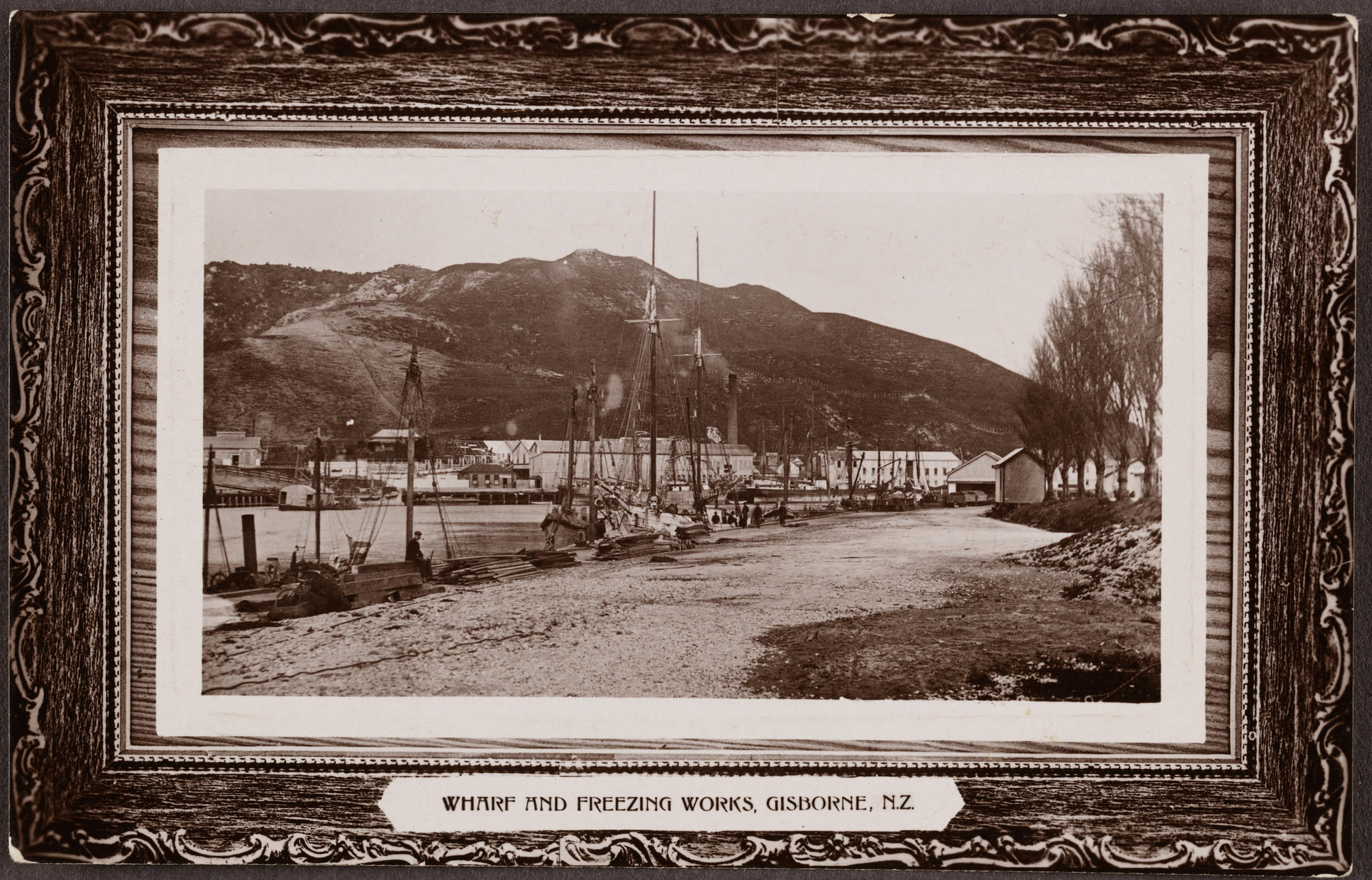 Wharf and freezing works, Gisborne - Tairawhiti Museum
