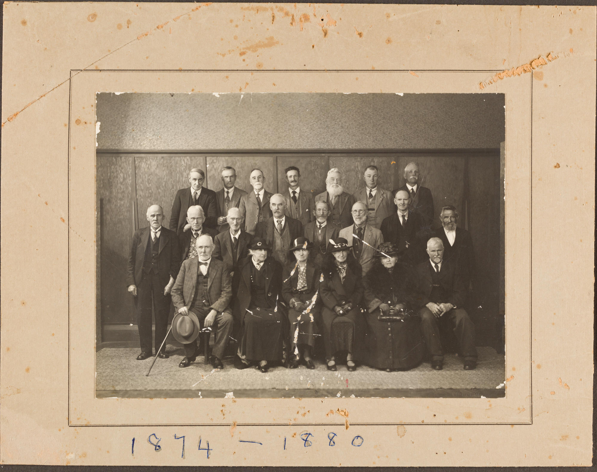 Early Settlers Association 1874-1880. - Tairawhiti Museum