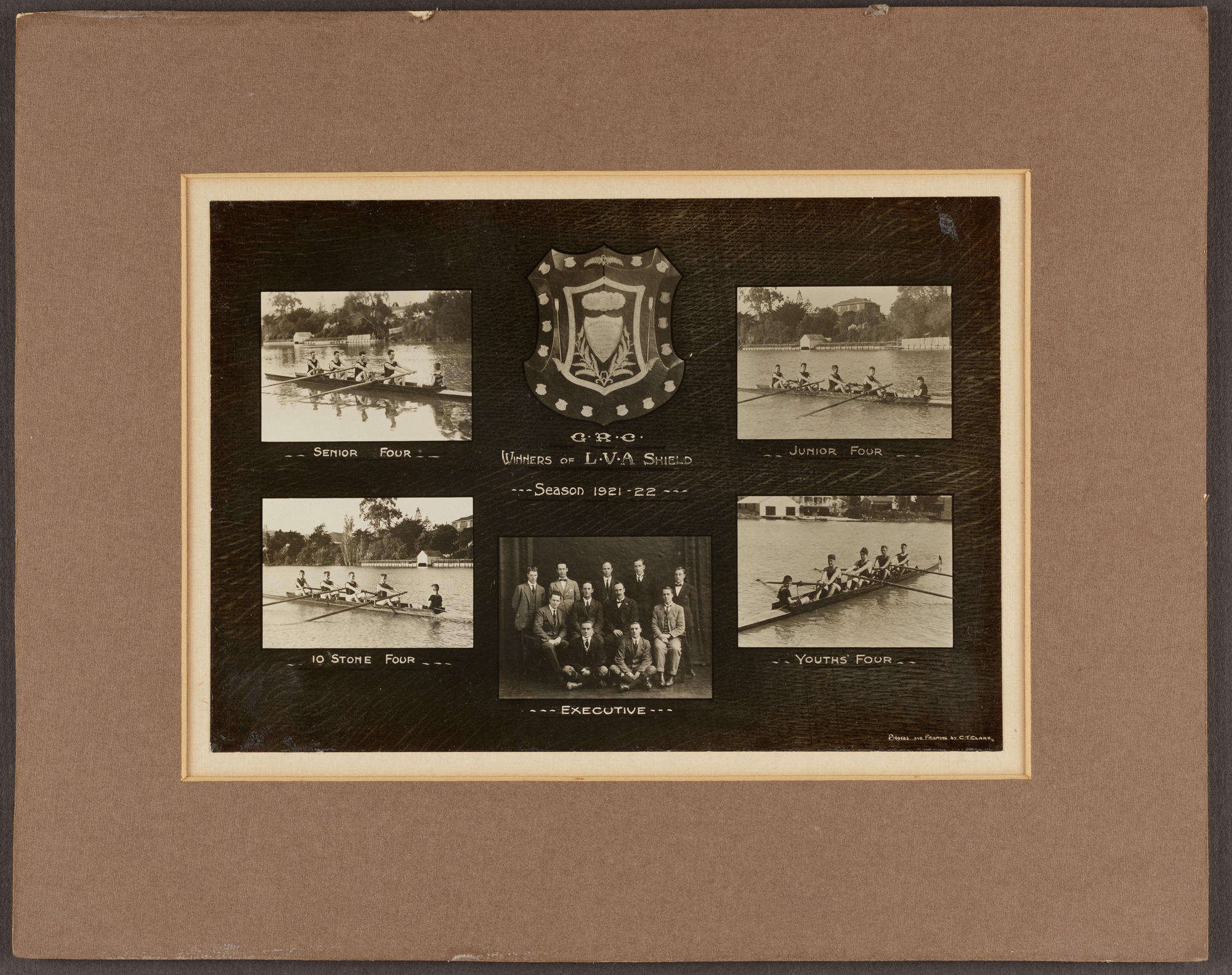 Gisborne Rowing Club. Winners Licensed Victuallers' Association Shield ...