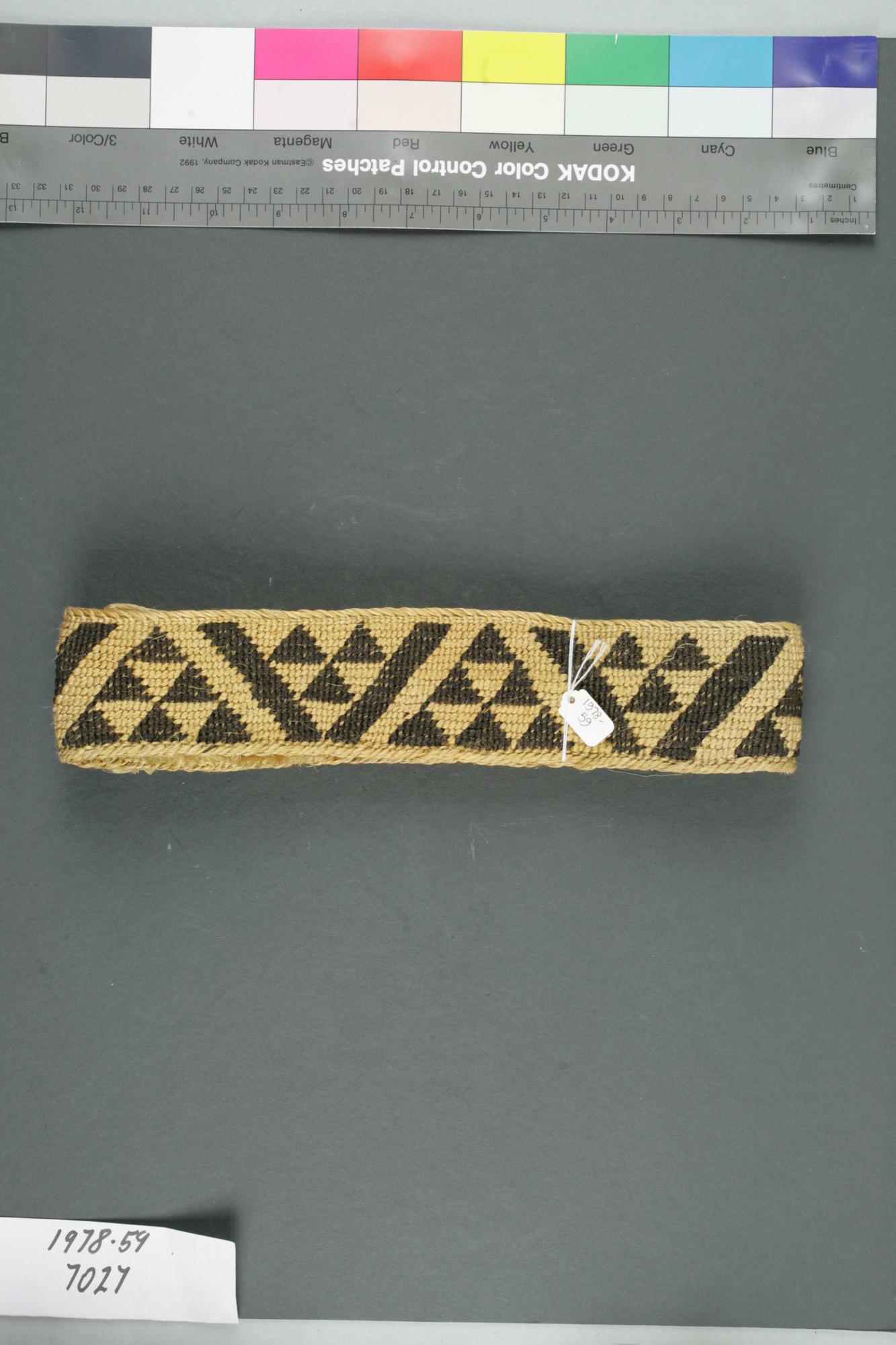 Headband, Tāniko - Tairawhiti Museum
